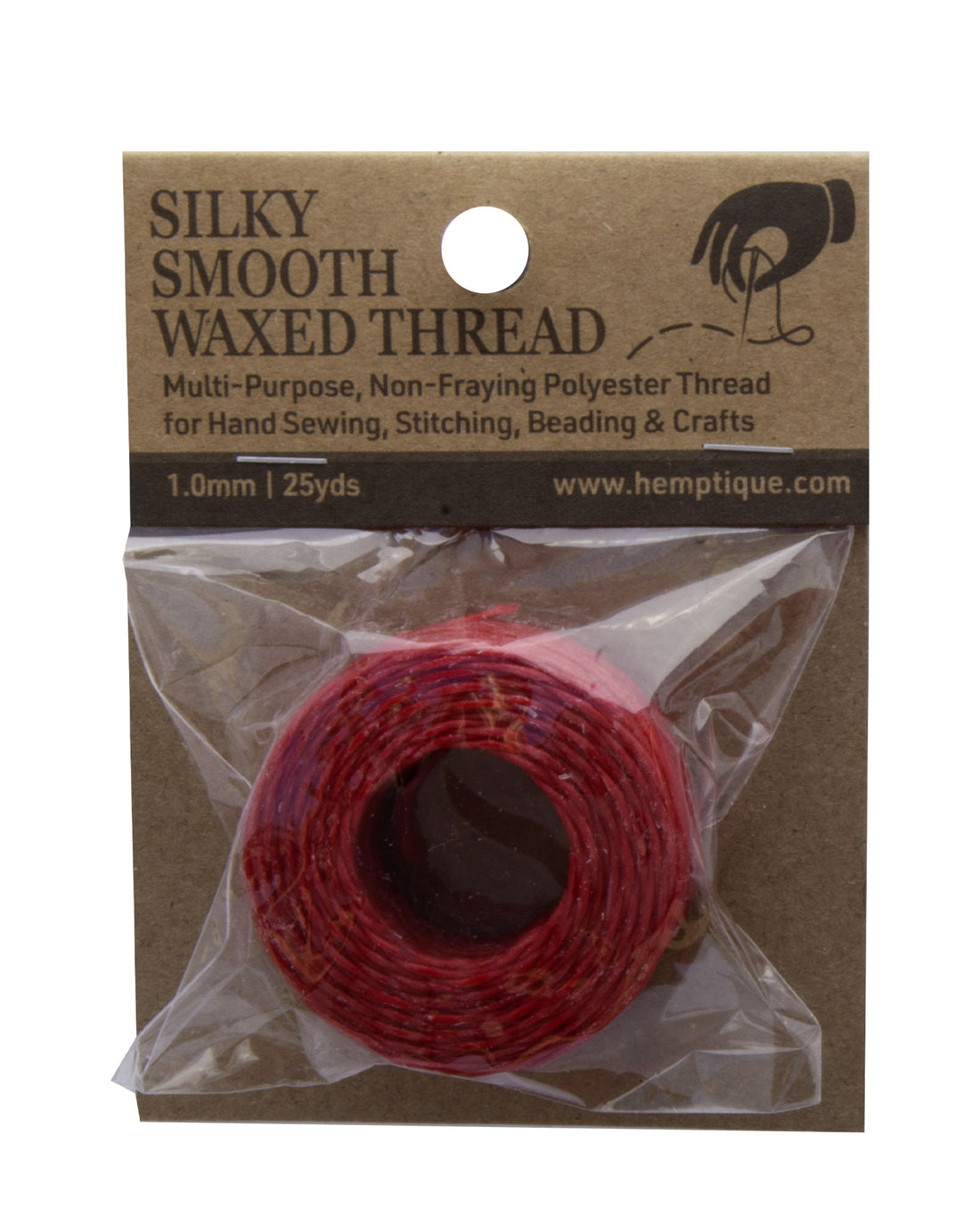 1.0mm Silky Smooth Waxed Thread – Hemptique