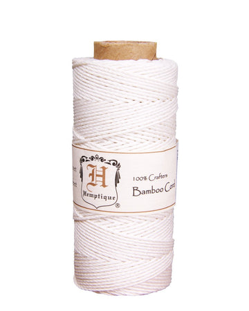 Bamboo Cord Spools - Bamboo Craft String – Hemptique